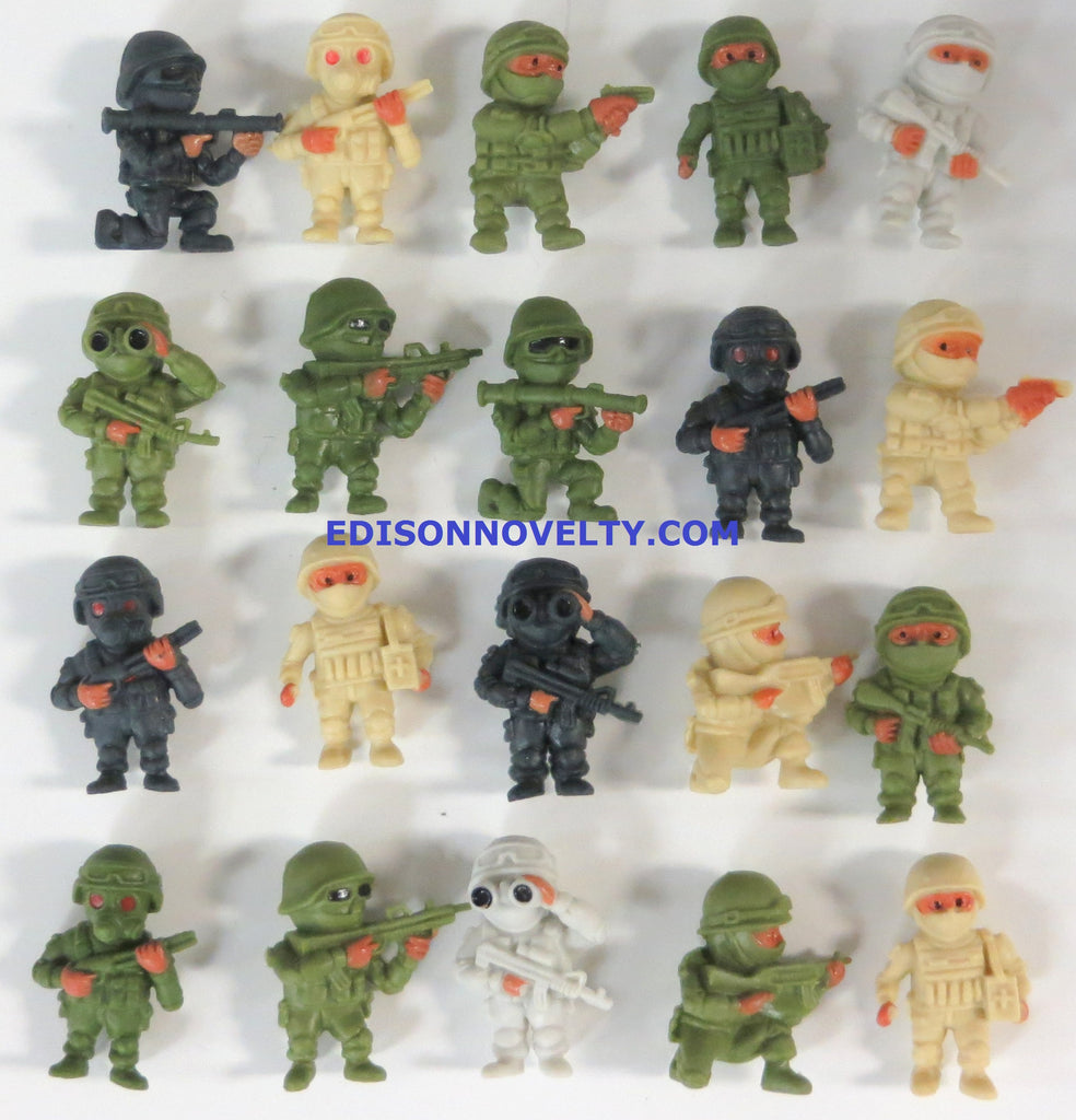 Vinyl Mini Modern Toy Soldiers (20) – Edison Novelty