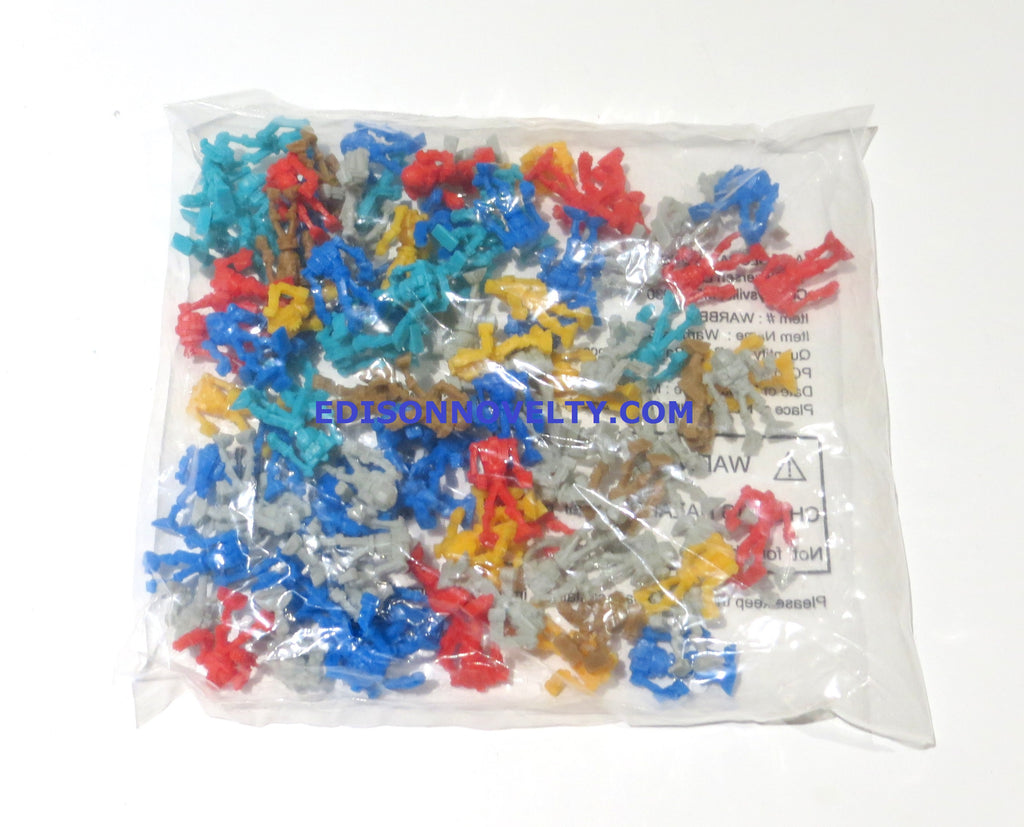Tiny Warbots Robot Plastic Figures Bulk Pack of 100 – Edison Novelty